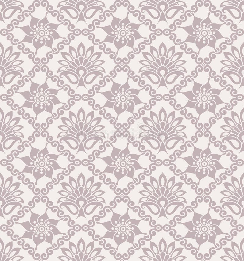 Traditional Seamless Wallpaper with Elephant and Peacock Stock Vector ...