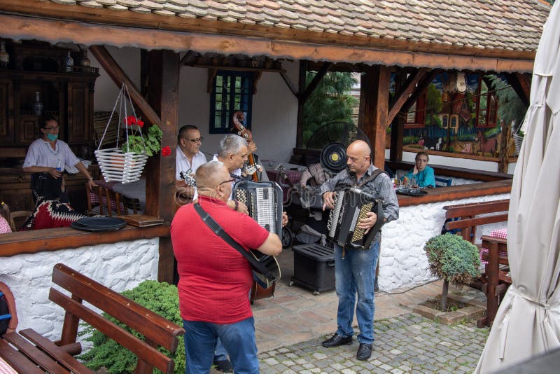 Traditional Serbian Party with Trumpeters Editorial Stock Image - Image ...