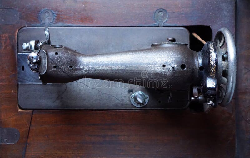 Traditional sewing machine stock image. Image of foot - 118426207