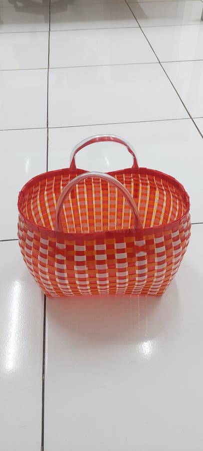 Traditional Shopping Bags Made from Recycled Plastic. Stock Image ...