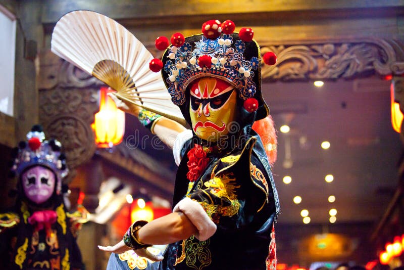 Traditional Sichuan Chinese Opera Editorial Stock Photo - Image of ...