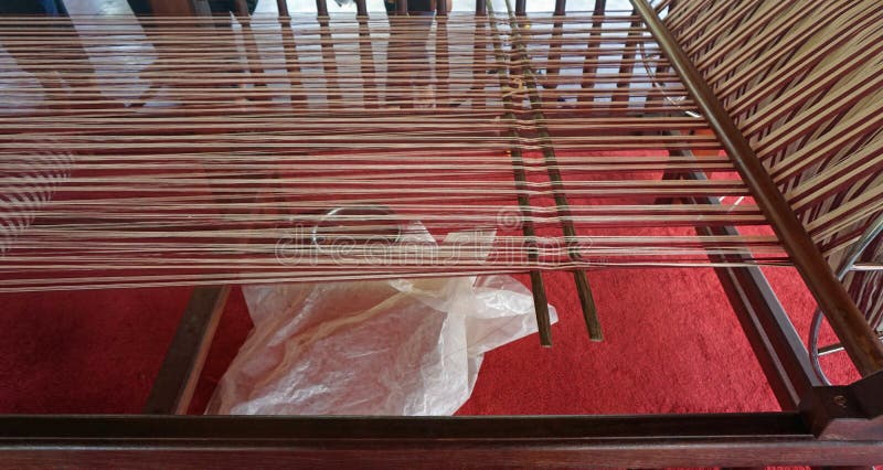 Silk manufacture stock photo. Image of traditional, silk - 114325656