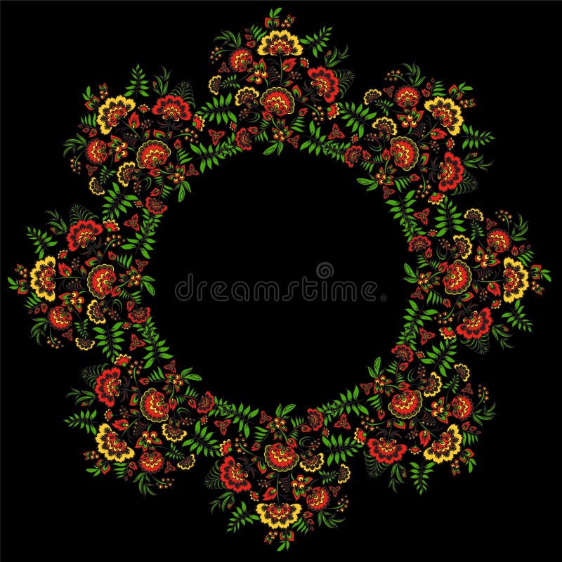 Traditional Slavs Seamless Border. Illustration Stock Vector ...