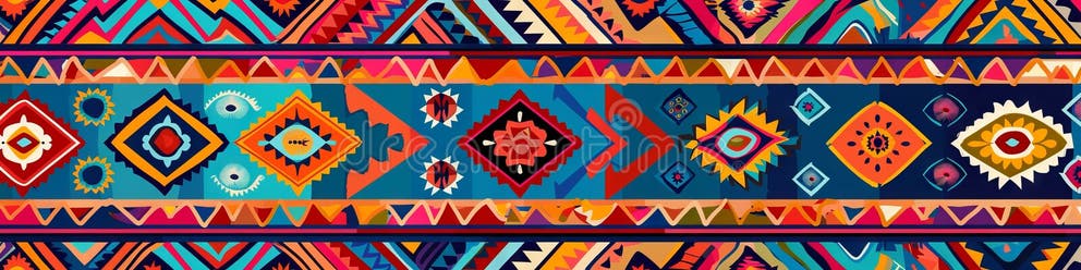 Traditional South America Peruvian Pattern Stock Photo - Image of ...