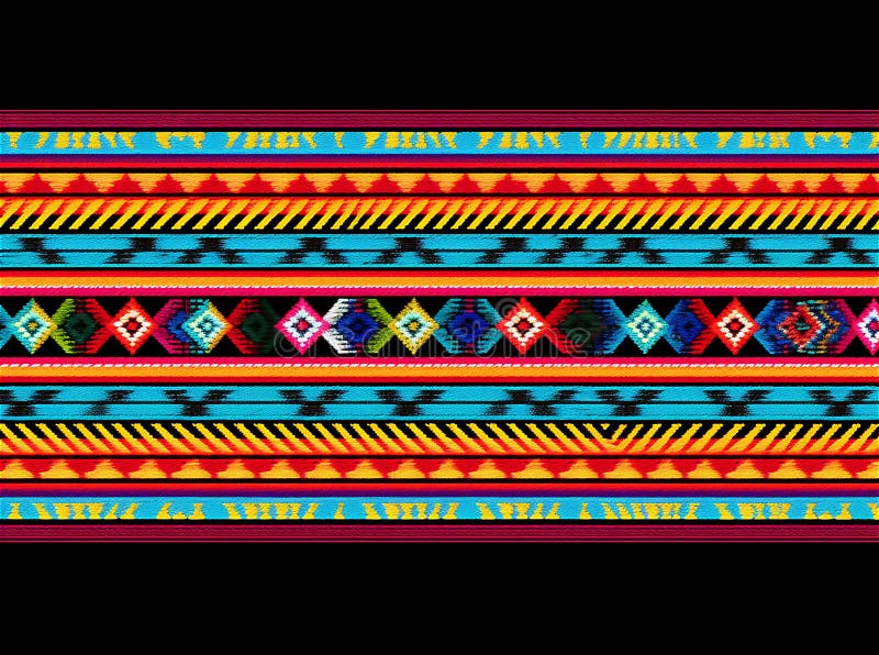 Traditional South America Peruvian Pattern Stock Illustration ...