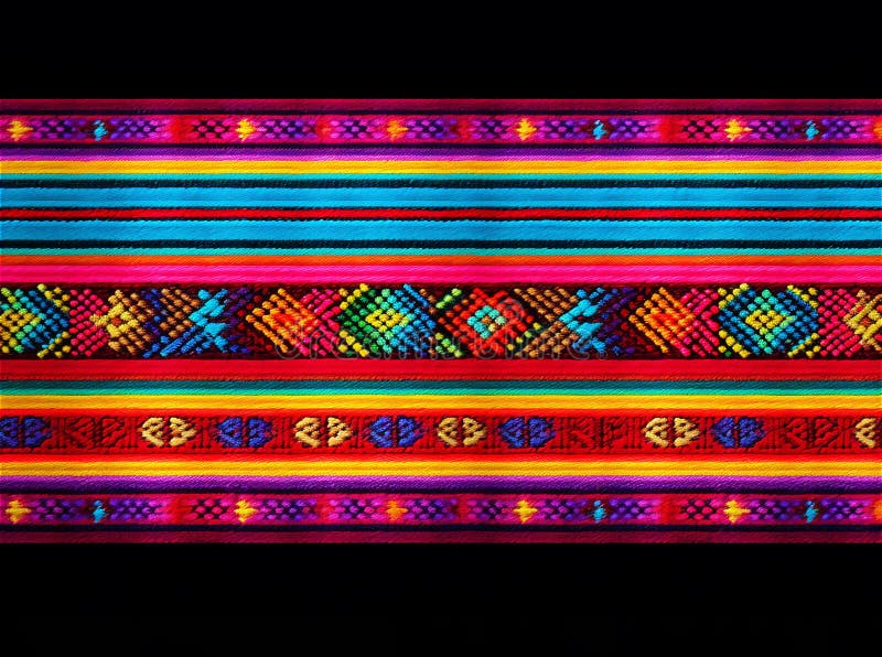 Traditional South America Peruvian Pattern Stock Illustration ...