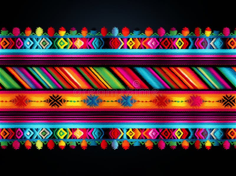 Traditional South America Peruvian Pattern Stock Illustration ...
