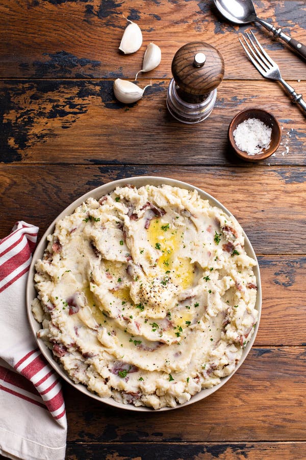 Traditional Southern Mashed Potatoes Stock Photo - Image of prepared ...