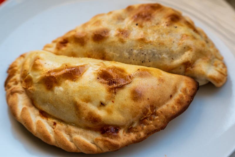 Traditional Spanish Appetizer or Main Course - Empanada - on a Plate ...