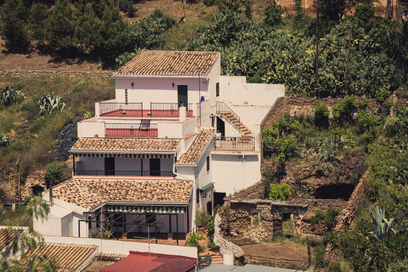 Traditional Spanish Architecture. Spanish Buildings, Houses Stock Image ...