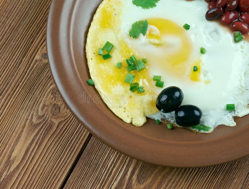 Traditional Spanish Breakfast Stock Image - Image of olives, typical ...