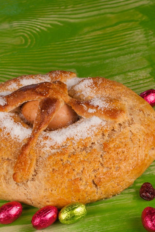 Traditional Mona De Pascua Typical in Spain, a Cake with Boiled Stock ...