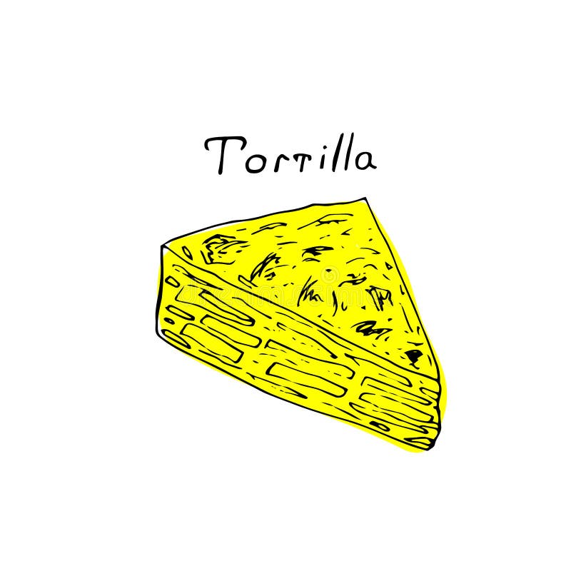 Spanish Tortilla Stock Illustrations – 805 Spanish Tortilla Stock ...
