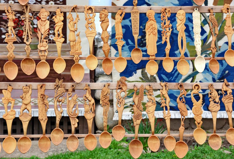 Traditional spoon stock photo. Image of design, handcraft - 91537972