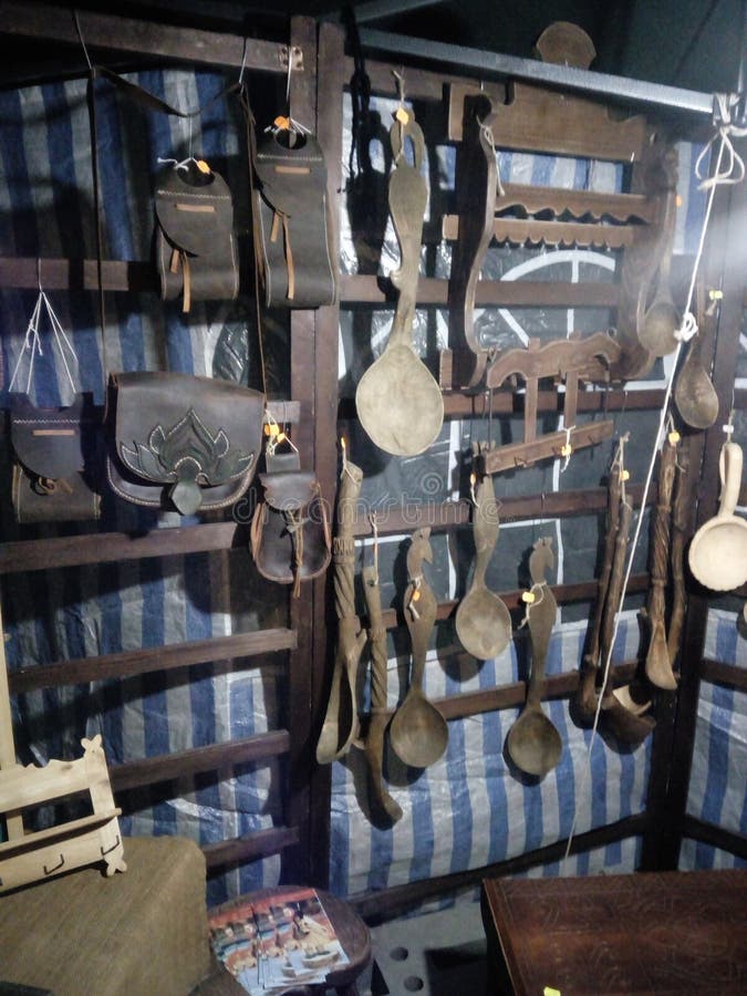 Traditional Spoons from Romania Stock Photo - Image of wooden, artisan ...