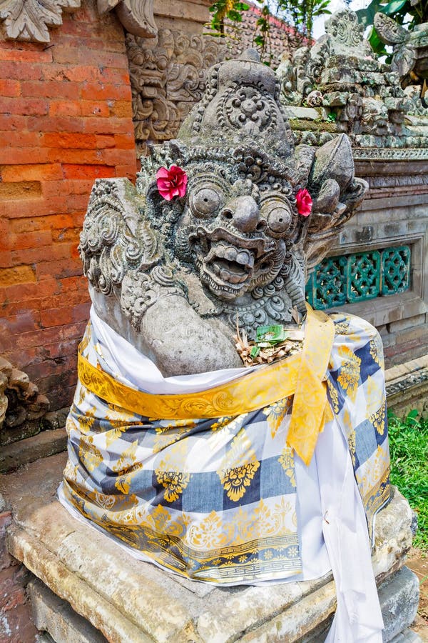 Traditional Statue of Demon, Bali Stock Image - Image of asian ...