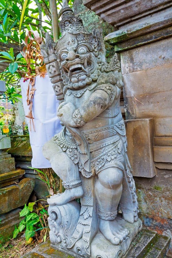 Traditional Statue of Demon, Bali Stock Image - Image of asian ...