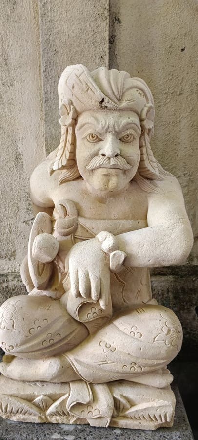 Traditional Statue of a Moai from Easter Island Stock Image - Image of ...