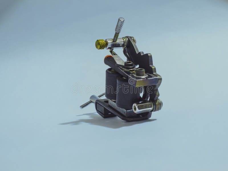 Traditional Steel Tattoo Machine Editorial Photography - Image of ...