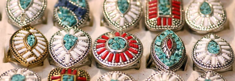 Traditional stone rings stock photo. Image of design - 61729460