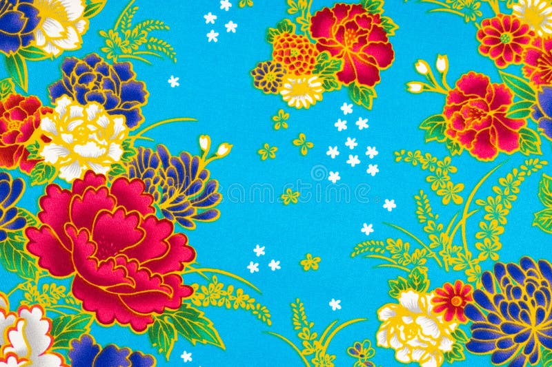 Traditional Style Fabric Textile for Background Stock Illustration ...