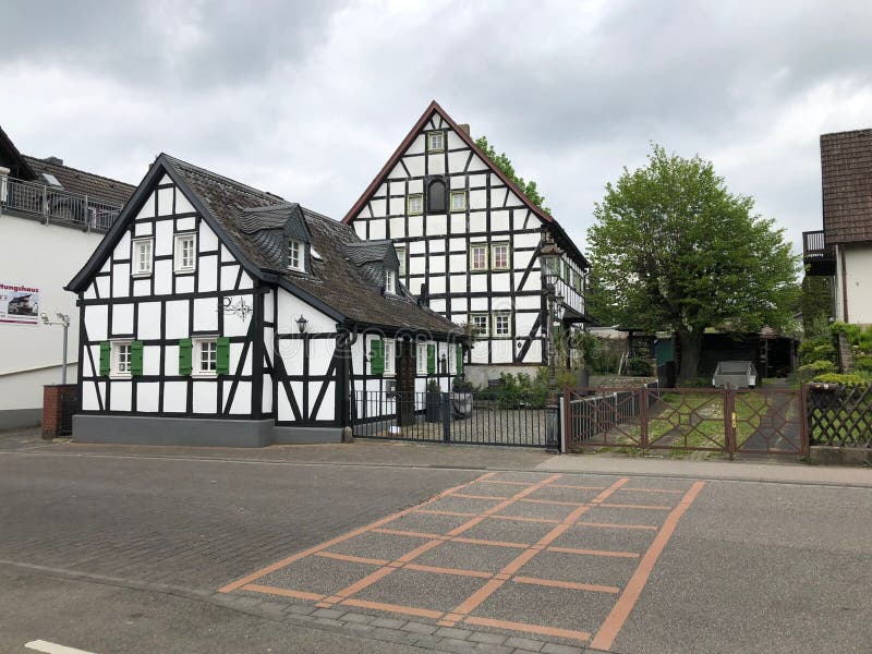 Traditional Style House in Germany Editorial Image - Image of germany ...