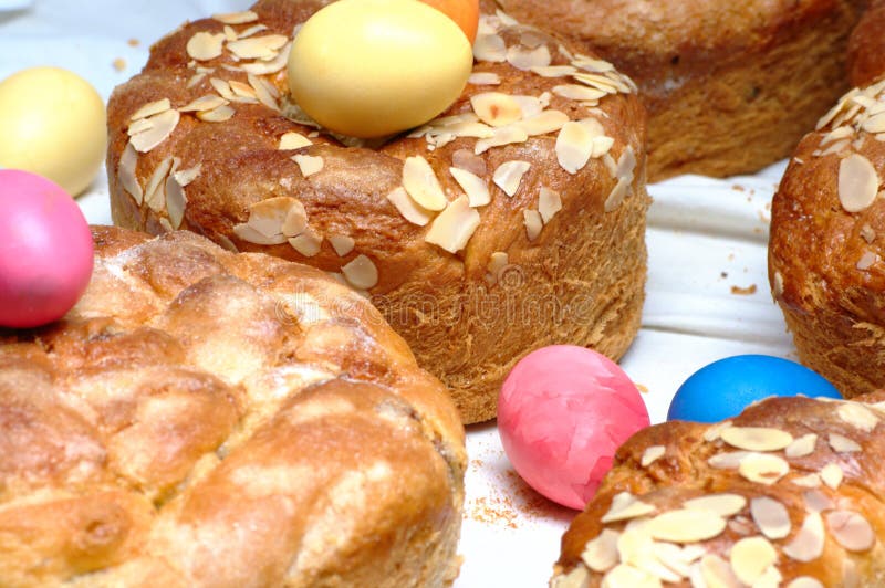 Traditional sweet bread stock photo. Image of glaze, cozunak - 25156514