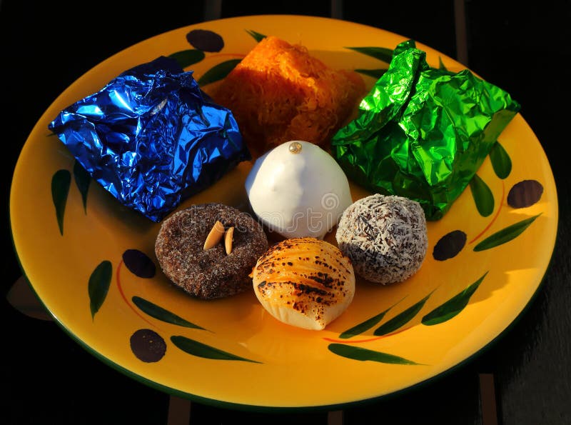 Traditional Sweets from the Algarve Region, Portugal. Stock Image ...