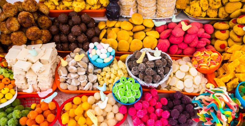 Traditional Sweets in Ecuador Stock Photo - Image of delicious ...