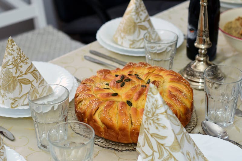 Traditional Table Setting Serbian Slava Stock Photos - Free & Royalty ...