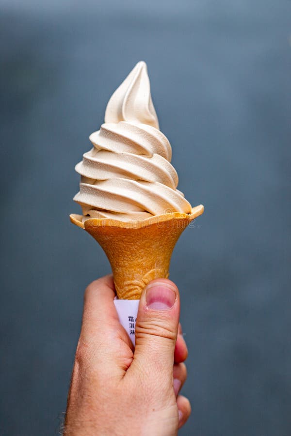 Traditional Taiwanese Black Tea Ice Cream Stock Photo - Image of ...