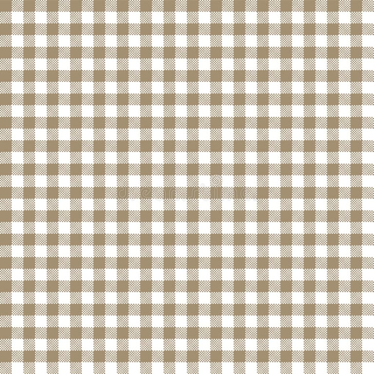 Tan Gingham Seamless Pattern Stock Vector - Illustration of fabric ...