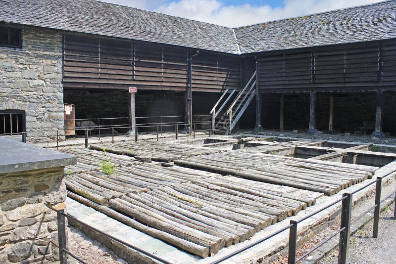 Traditional Tannery stock image. Image of industry, wooden - 49145563