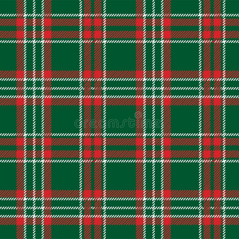 Christmas Tartan. Seamless Pattern. Stock Vector - Illustration of ...