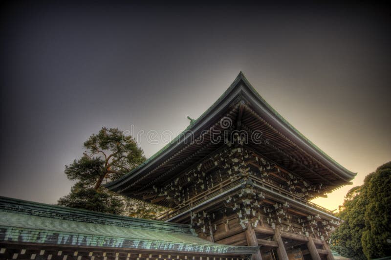 Traditional temple HDR stock image. Image of symbol, house - 4240461