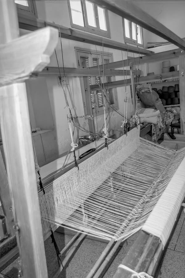 Traditional Textile Machine Stock Image - Image of black, smoke: 126759629