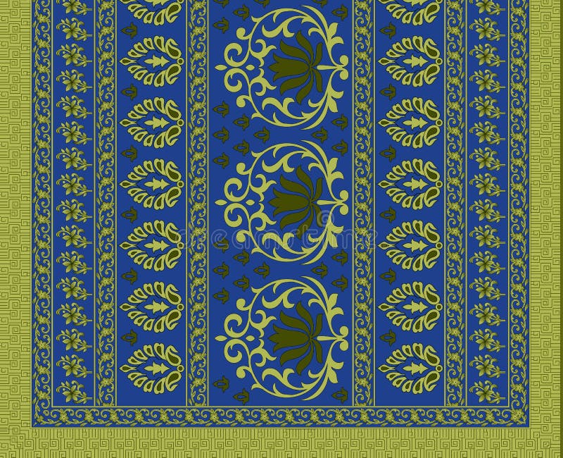 Traditional Textile Saree Design Decorative Pattern Background Stock ...