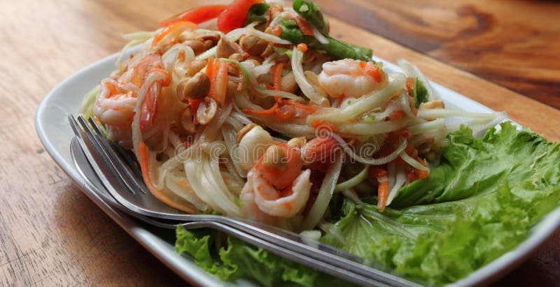 Traditional Thai Appetizer with Shrimp Stock Photo - Image of thai ...
