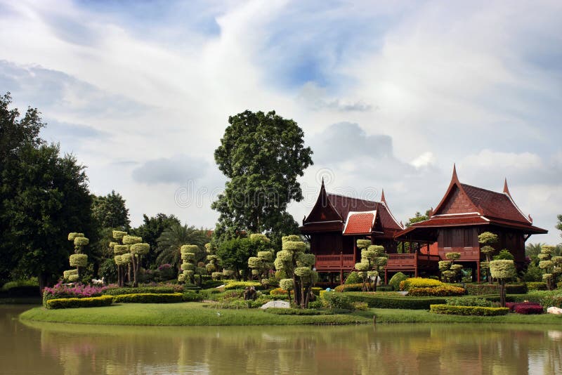Traditional thai building stock image. Image of orient - 3545835