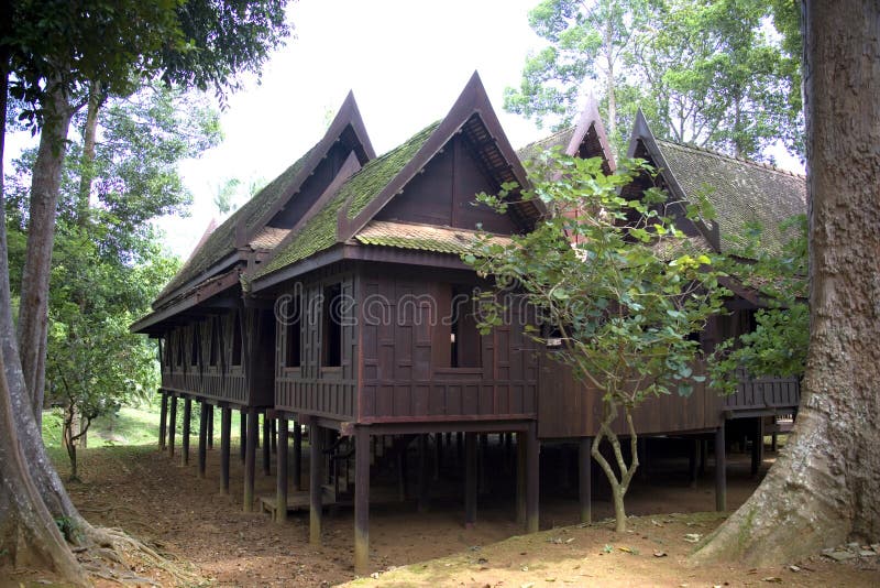 Traditional Thai House stock image. Image of architecture - 2110445