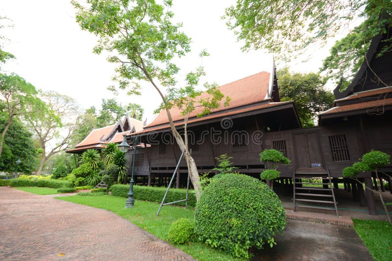 Traditional Thai House stock image. Image of culture - 75782021
