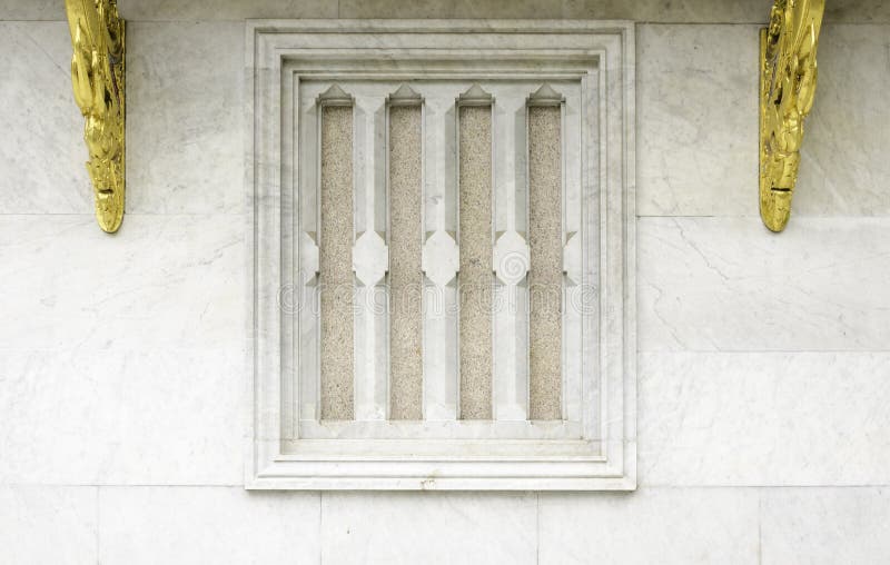 Traditional Thai Style Temple Window Stock Photo - Image of traditional ...