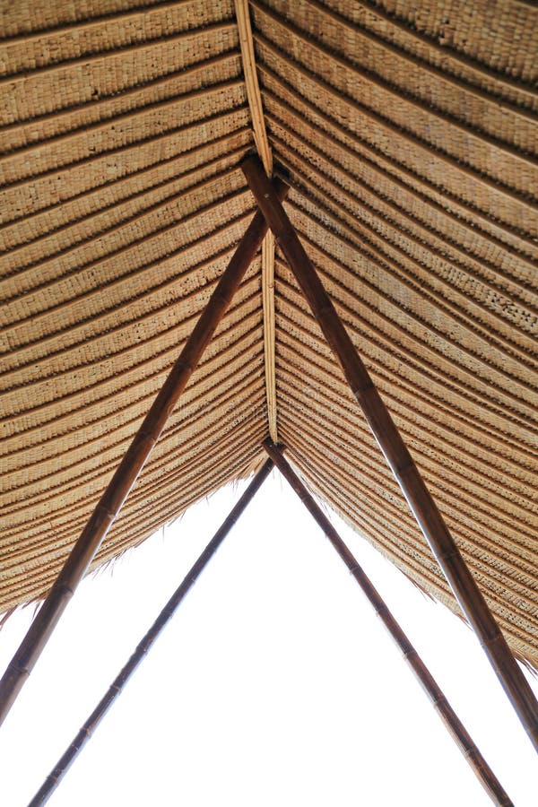 Traditional Thatched Roof from Dry Grass Hay Stock Image - Image of ...