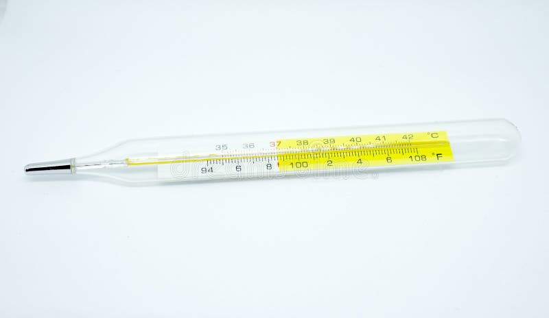 Traditional thermometer stock image. Image of measurement - 7600755
