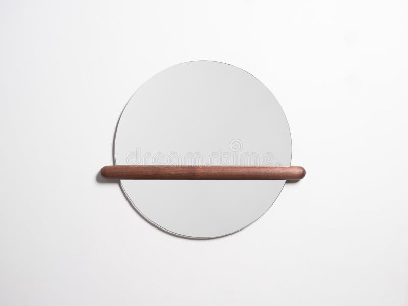 Beautiful Circle Shape Mirror Image, Modern Style Mirror Image Stock ...