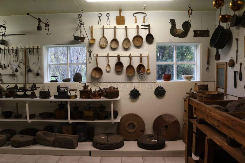 Traditional Tools in the Skógar Folk Museum. Editorial Image - Image of ...
