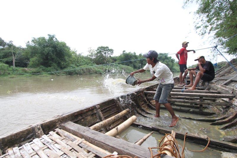 Traditional transportation editorial stock photo. Image of bamboo ...