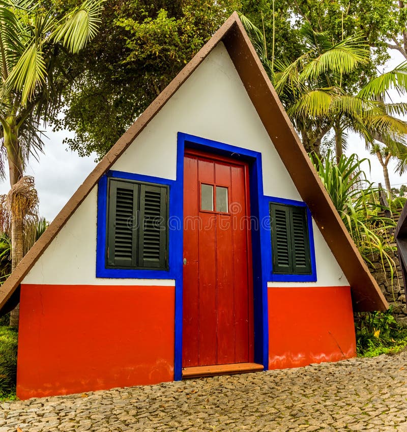 Two Triangular house stock photo. Image of chinese, lighting - 43256430