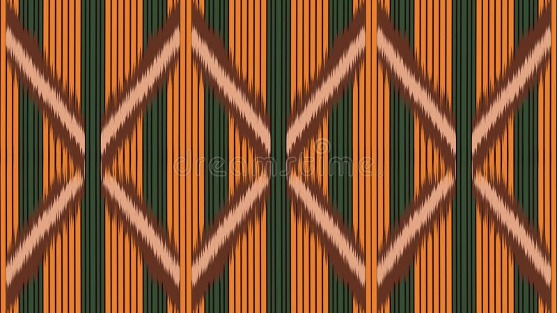 Traditional Tribal or Modern Native Thai Ikat Pattern. Stock ...