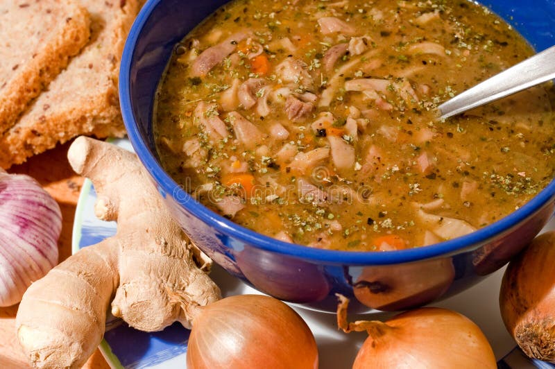 Traditional Tripe Soup (flaki) Stock Image - Image of food, cuisine ...